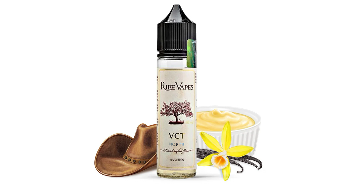VCT North Ripe Vapes Vanille Custard Classic Menthol 50 ml