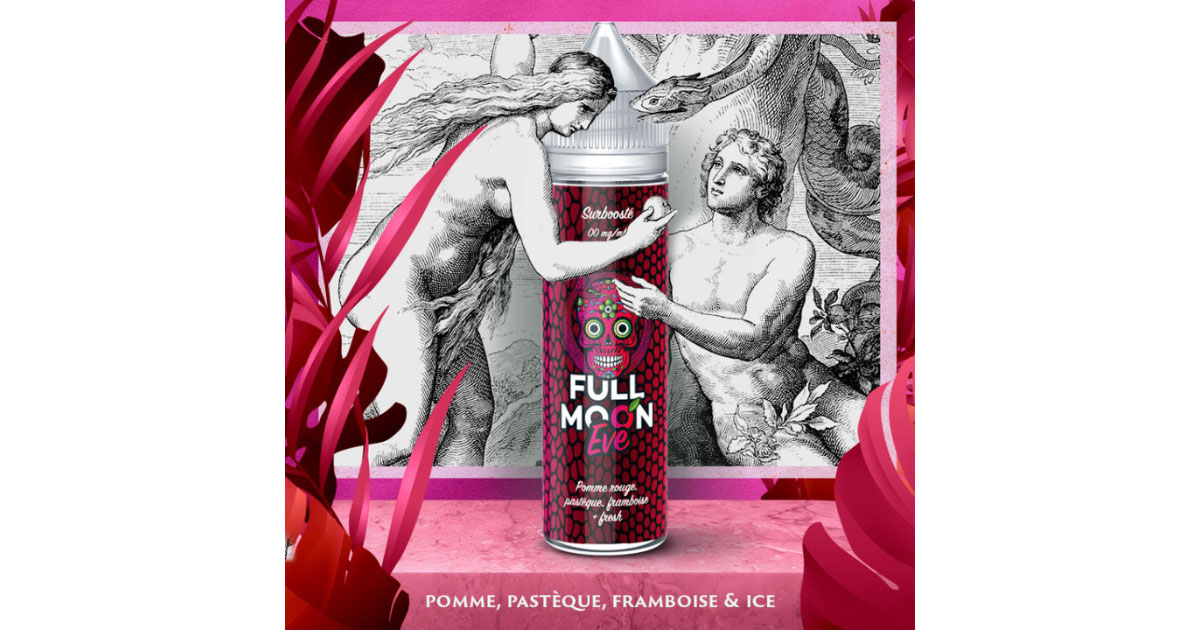 Eve | Full Moon | Pomme - Pastèque - Framboise - Frais | 50 ml