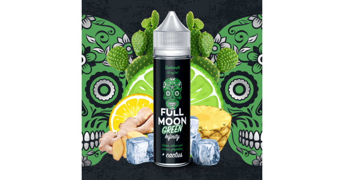 Green Infinity Full Moon Citron vert Ananas Gingembre Cactus