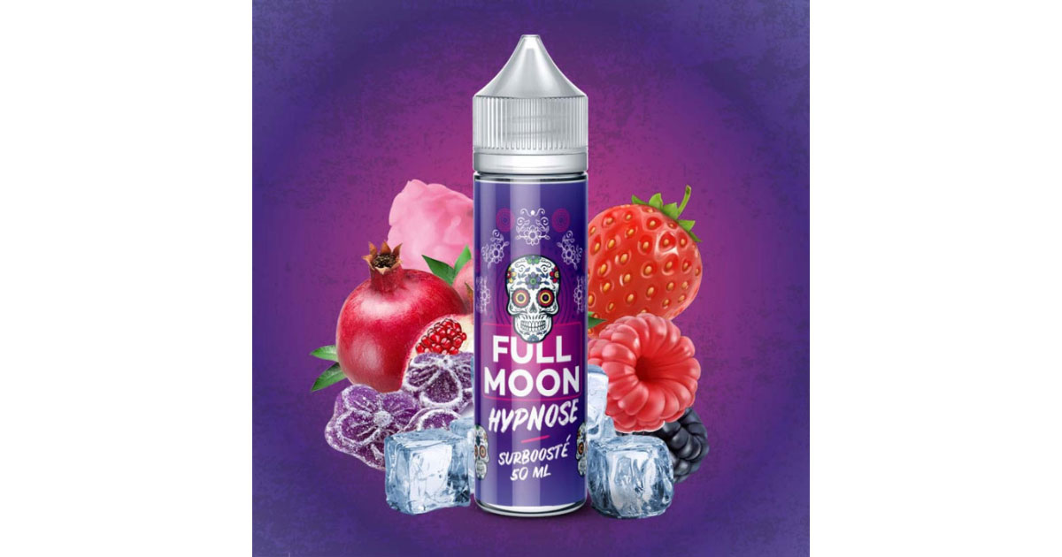 Hypnose Full Moon Barbe à papa Violette Myrtille Fruits rouges