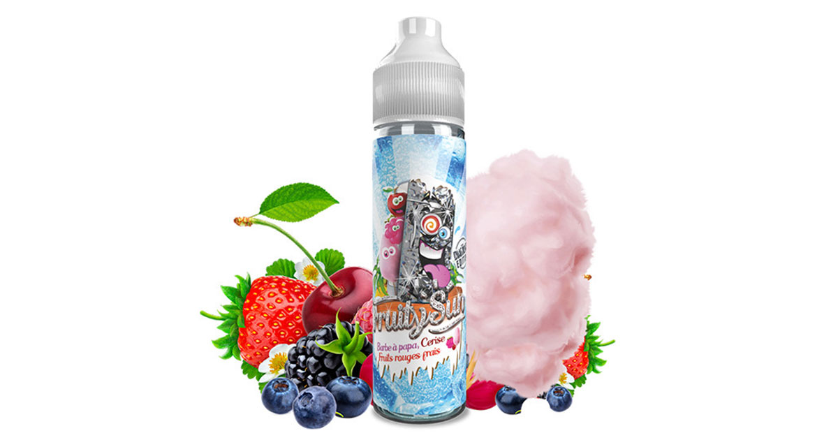 Barbe a Papa Cerise Fruits Rouges | Fruity Sun | 50 ml