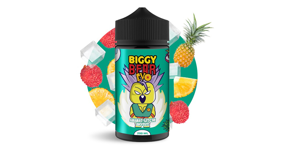 Ananas Litchi Givrés Biggy Bear EVO 200 ml
