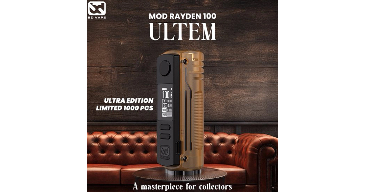 Box Rayden 100 V 1.5 Ultem Limited Edition par BD Vape