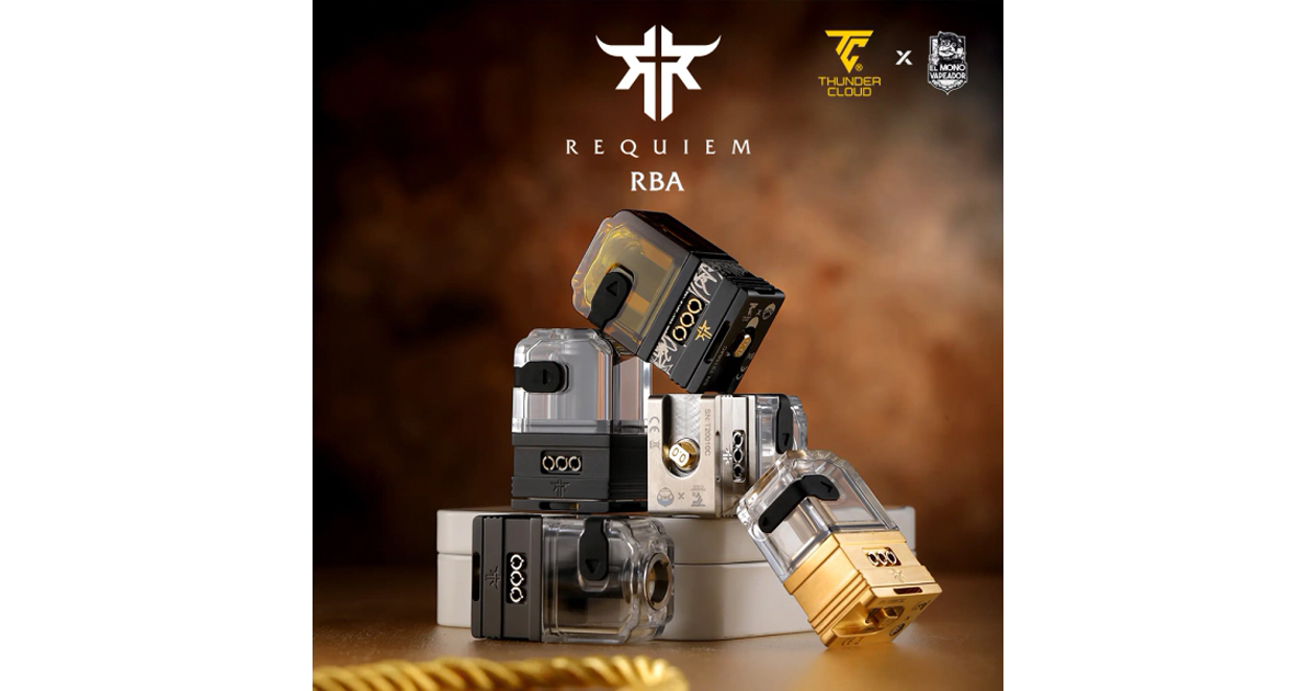 Requiem RBA Thunder Cloud x El Mono Vapeador