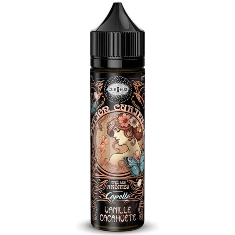 Vanille Cacahuète Curieux – Gourmandise toastée en 50 ml